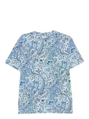 Etro Paisley-print T-shirt - Blue
