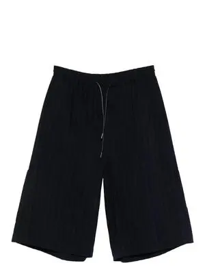 JUUN.J Texture Drawstring Shorts - Blue