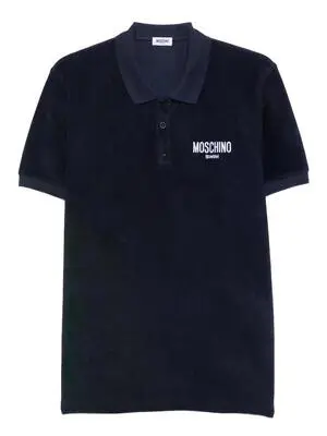 Moschino Collared Polo Shirt - Blue