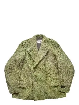 MAISON MARGIELA Hairy Fleece Blazer - Green