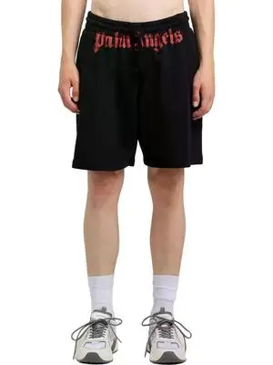 Palm Angels Sweat Shorts - Black