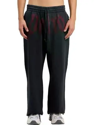 Palm Angels Logo-print Track Pants - Black