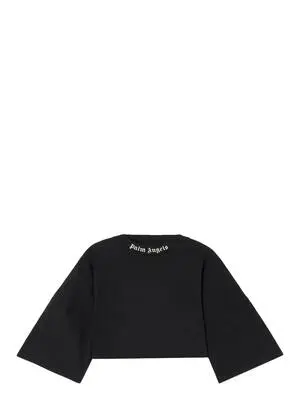 PALM ANGELS Cropped Logo T-Shirt