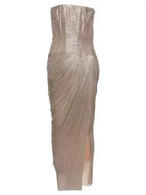 MARIA LUCIA HOHAN Maria Lucia Hohan Ruby Strapless Midi Dress Neutrals