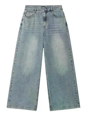 TOUT A COUP Rhinestone-embellished Jeans - Blue