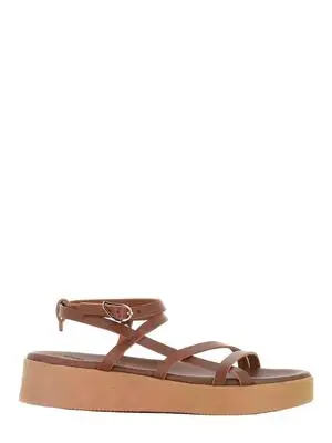 ANCIENT GREEK SANDALS Stiliani Sandals Brown