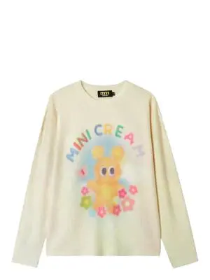 MINI CREAM Graphic-print Sweater - Neutrals