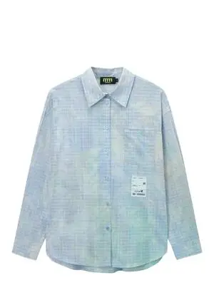 MINI CREAM Checkered Shirt - Blue
