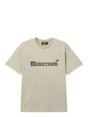 MINI CREAM Logo-print T-shirt - Neutrals