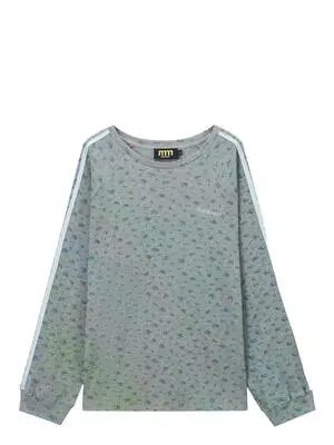 MINI CREAM Floral-print Long-sleeve T-shirt - Grey