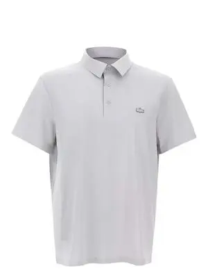 Lacoste Logo-patch Polo Shirt - Grey