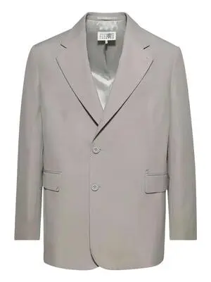 MAISON MARGIELA Single-breasted Blazer - Grey