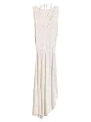 LEMAIRE Draped Asymmetric Dress - Neutrals