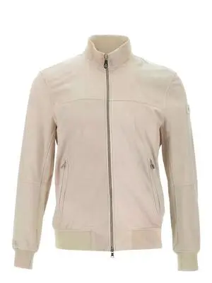 PEUTEREY Ribbed Suede Jacket