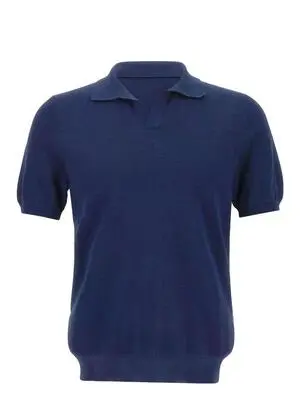 GRAN SASSO Polo-collar T-shirt - Blue