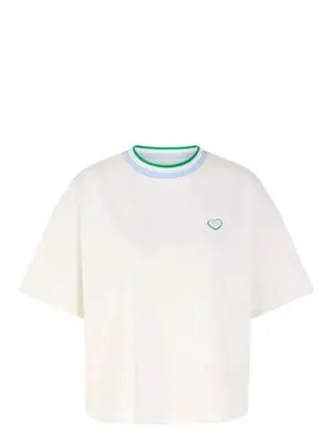 MARCCAIN Heart-detail T-shirt - Neutrals