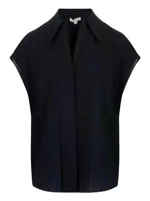 Vince Classic-collar Shirt - Blue