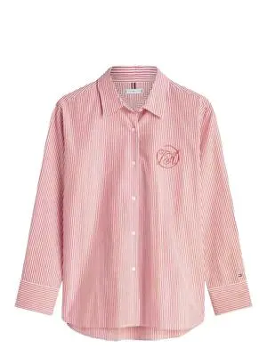 TOMMY HILFIGER Striped Embroidered Shirt