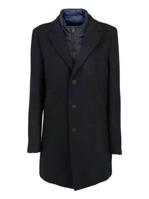 Vintage Vintage Layered Coat Blue