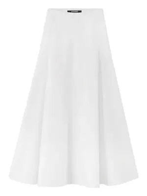 Jacquemus Flared Maxi Skirt - White