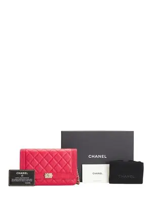 Chanel Wallet On Chain Pink