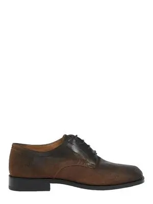 MAISON MARGIELA Maison Margiela Leather Tabi Lace-up Shoes
