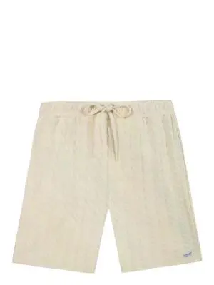 Maison Labiche Knitted Drawstring Shorts - Neutrals
