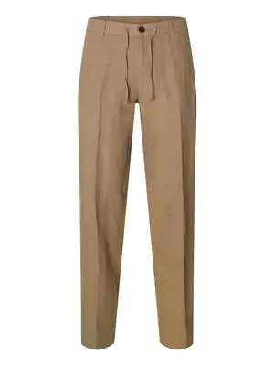SELECTED Drawstring Trousers - Brown