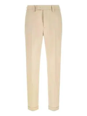 DEPARTMENT 5 Pleated Logo-patch Trousers - Neutrals