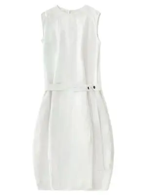 Studio Nicholson Belted Midi Dress - Neutrals