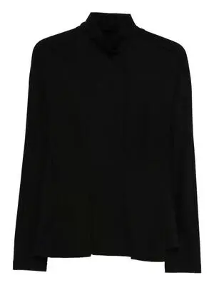 Yohji Yamamoto Roll Neck Sweater - Black