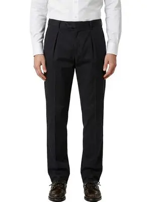 Incotex Incotex Wool Blend Tailored Trousers Blue