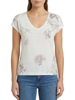 Avant Toi Avant Toi T-Shirt With Floral Print Brown