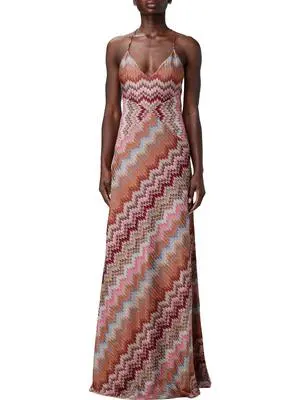 Missoni Maxi Dress - Rust