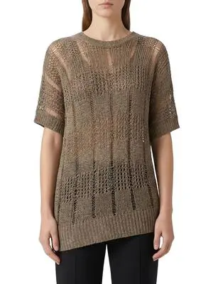 Yohji Yamamoto Knit Sweater - Brown