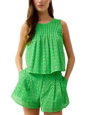 MARIE OLIVER Lander Shorts - Emerald