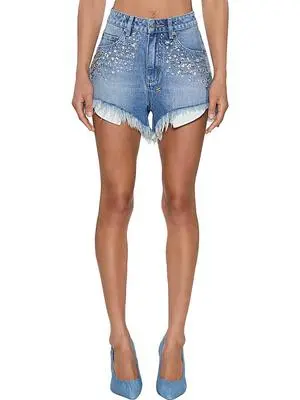 Ksubi Kulture Kry Kut Off Shorts - Denim