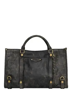 Rebecca Minkoff Large Leather Shoulder Bag - Black