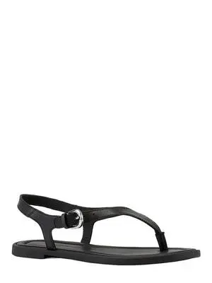 VAGABOND SHOEMAKERS Zaida Leather Thong Sandals - Black