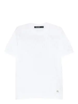 Karl Lagerfeld Logo Short-sleeve T-shirt - White