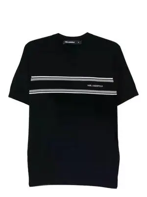 Karl Lagerfeld Striped T-shirt - Blue