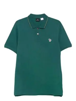 Paul Smith Zebra-patch Polo Shirt - Green