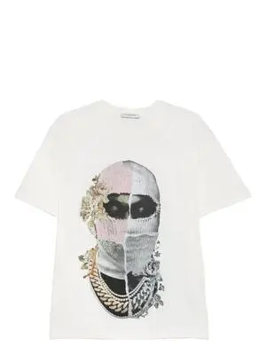 IH NOM UH NIT Floral-print T-shirt - Neutrals