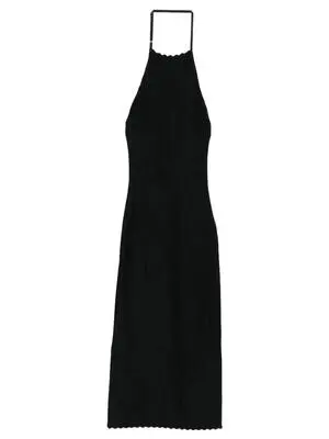 Jacquemus Tablier Knitted Midi Dress - Blue