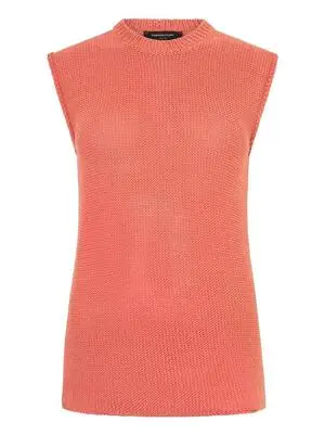 Fabiana Filippi Sleeveless Sweater - Orange