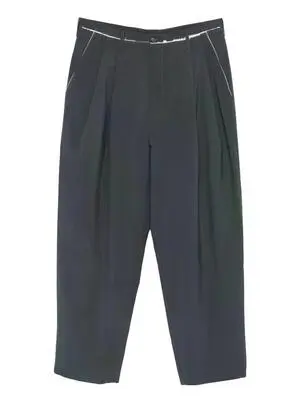CAMIEL FORTGENS Pleated Trousers - Blue
