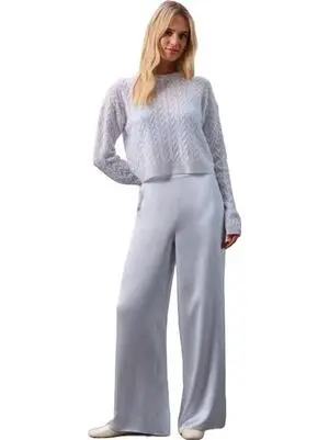 Naked Cashmere Robyn Silk Pant - Cloud