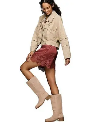 BRONX Ky-ley Block-heel Boots - Mocha Mousse