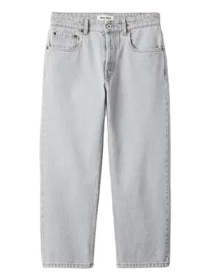 Miu Miu Five-pocket Denim Jeans - Grey