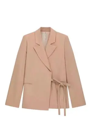 Liviana Conti Tie-waist Jacket - Neutrals
